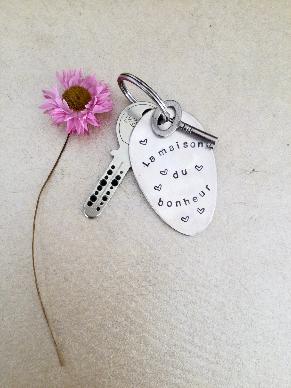 CUSTOM spoon key ring (with message)– The Loving Spoon